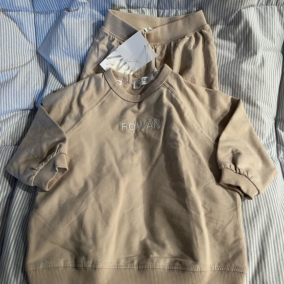 Zara | Matching Sets | Zara Tan Matching Set Relaxed Comfort | Poshmark
